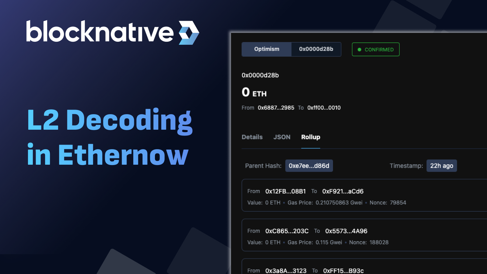 L2 Decoding in Ethernow
